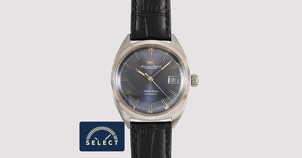 SELECT INC. [IWC R811 ヨットクラブ ブルーダイヤル ドットインデックス Cal.8541B 自動巻 1970年製]