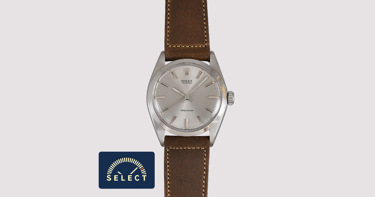 SELECT INC. [ROLEX オイスター OYSTER Ref.6426 レアなシルバーグレー文字盤 1970年代製 手巻き]